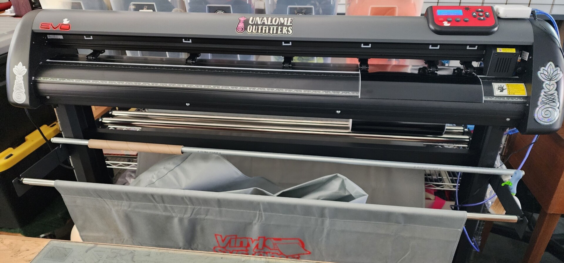 A Vinyl Cutter Joins the Workshop – Unalome Outfitters